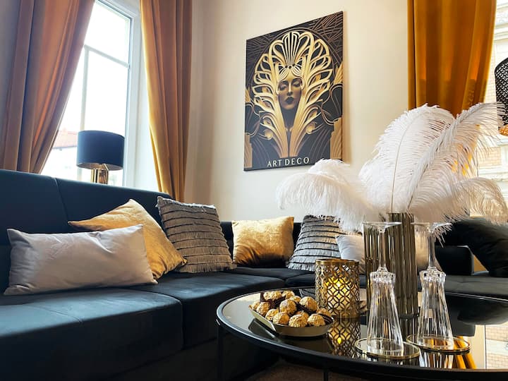 Art Deco Design | 65 Zoll Tv | Waschen | Garten - Gera