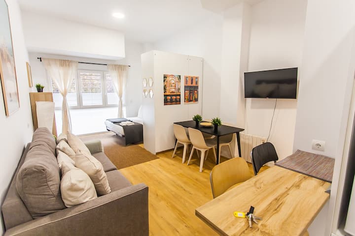 Tranquilo & Luz Iii: Genial Loft A 5 Mins 5 Torres - Chamartín