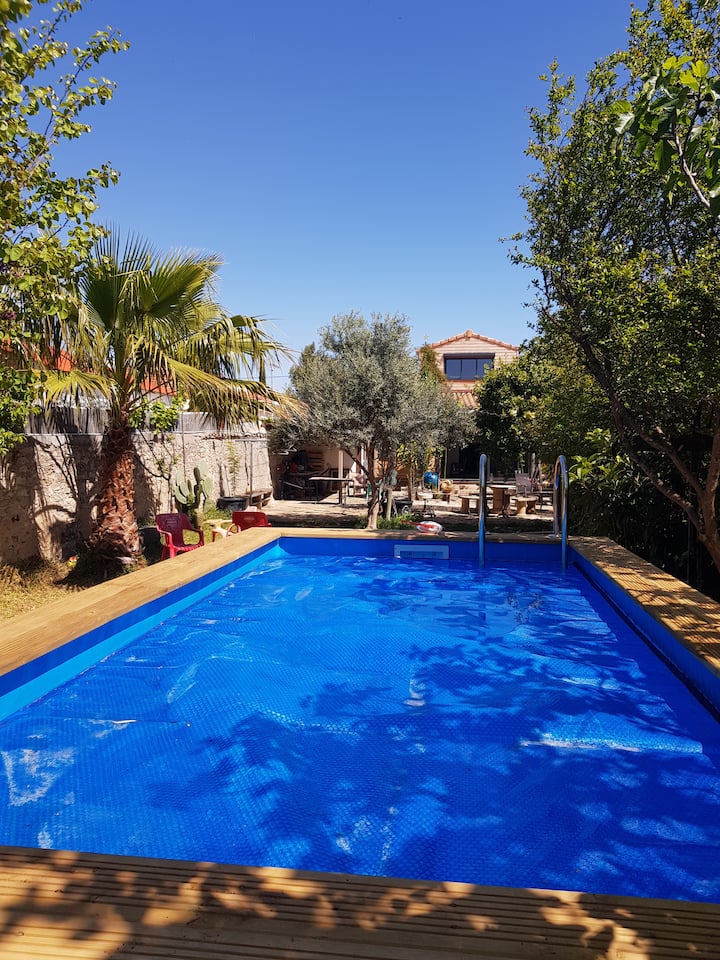 Maison Paisible, Jardin, Piscine - Vic-la-Gardiole