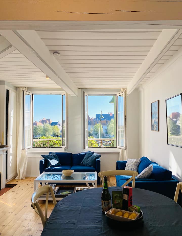 Maison Centre, Vue Sur Le Port De Plaisance - Deauville