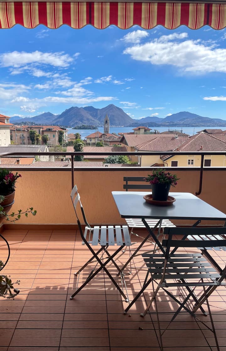 Vista - Studio Con Terrazzo E Vista Isole - Baveno