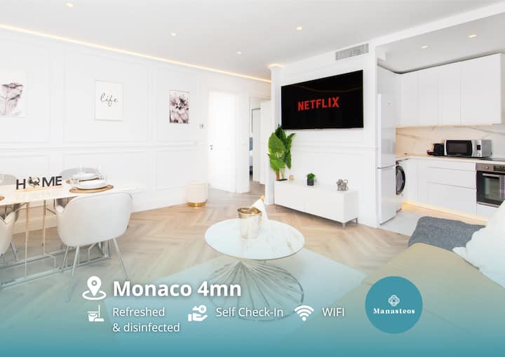 Hypercentre - 4 Mn Monaco - Luxueux - Br - Beausoleil
