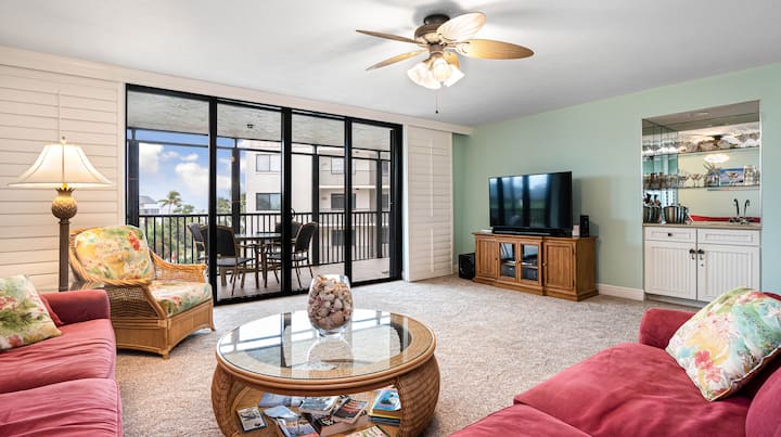 Partial Gulf View,steps Away From Beach! Lig Condo - Sanibel, FL