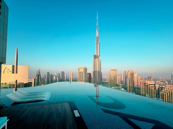 Premium 2 Bdr Burj Khalifa Infinity Pool View - Dubái