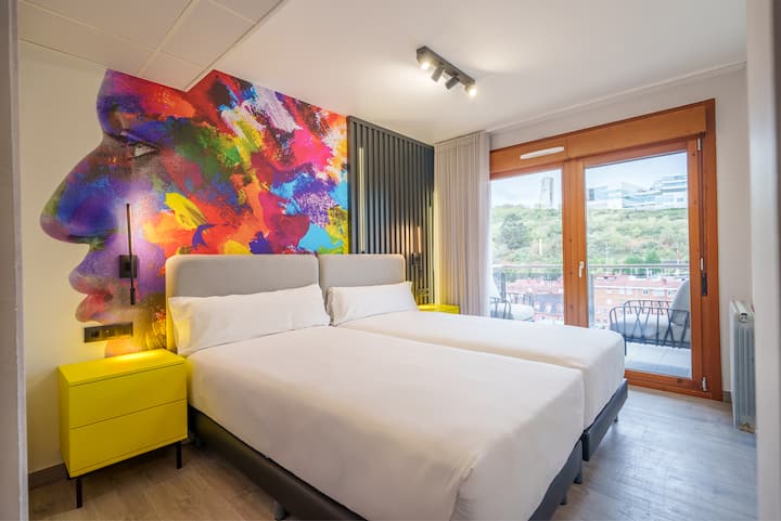 Apartamento Premium 2 Dormitorios Con Terraza 5pax - Llodio