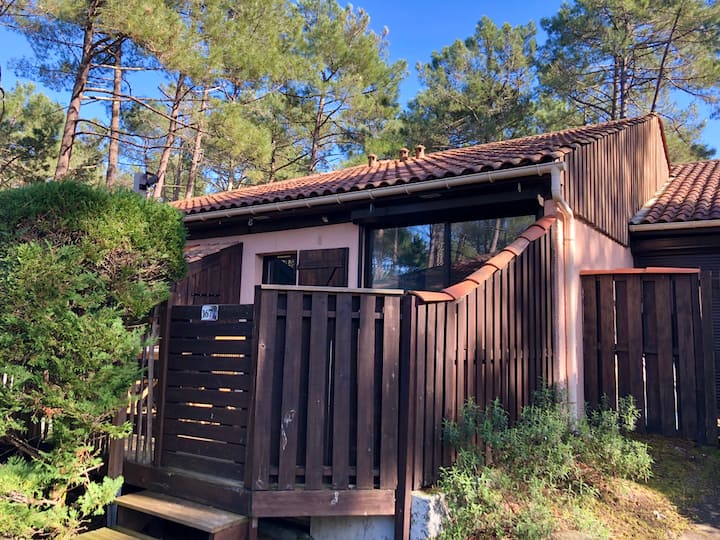 Jolie Maisonnette Au Milieu Des Pins - Lacanau