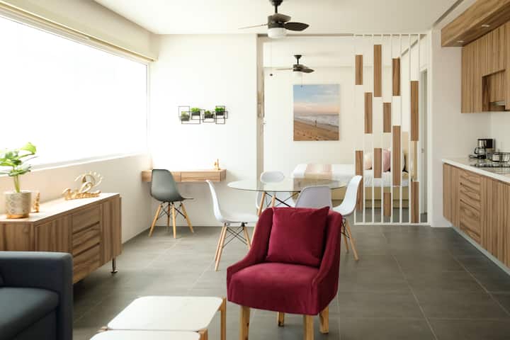 Ground Floor Loft W/king Bed Next To El Llano - Oaxaca