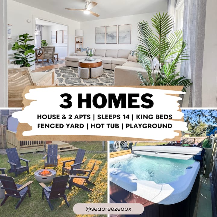 6br Hot Tub | Yard | King Bed | Pets | Walk 2 Food - Frisco, NC