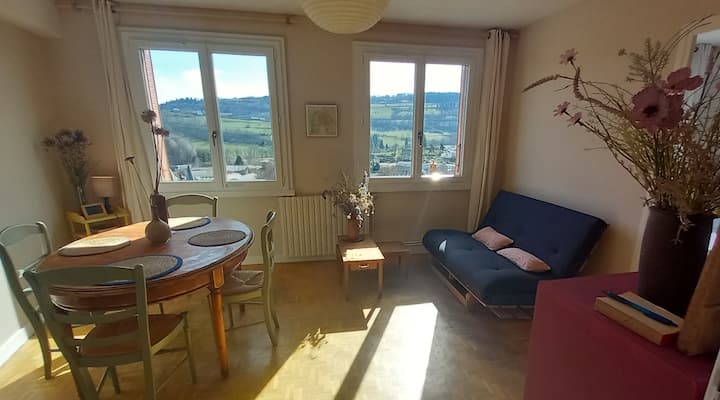 Le Cocon Cantalou : 2 Pièces Avec Vue Magnifique - Le Lioran