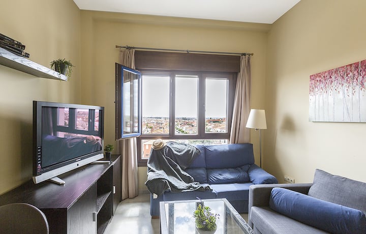 Apartamento El Mirador, Piscina, Wifi, Parking,24h - Tomares