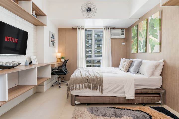 Cozy Studio In Cebu It Park—wifi, Netflix, Pool - Cebu