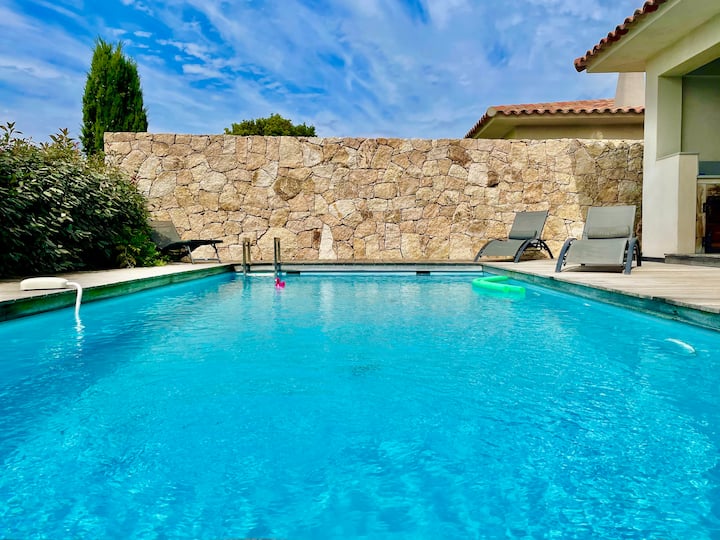 Villa : Piscine Chauffée+spa - Sainte-Lucie de Porto-Vecchio