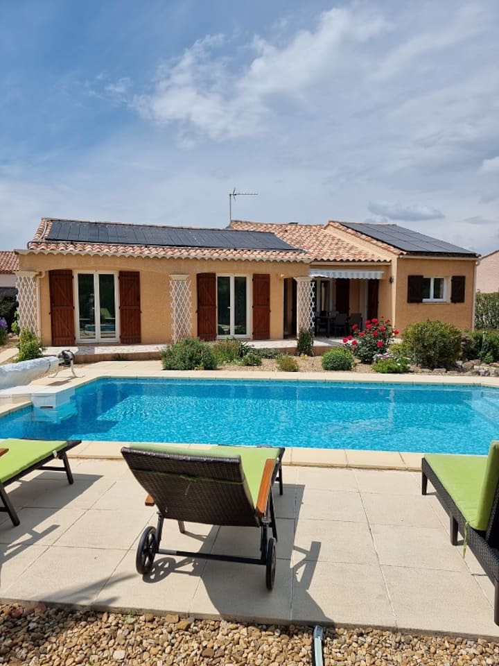 Villa, Piscine Au Sel Et Jardin Proche Plages - Sérignan