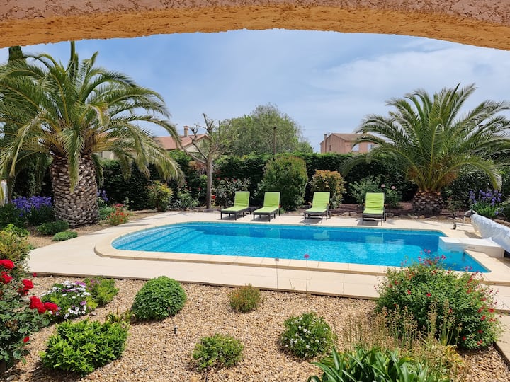 Maison Villa Et Piscine à La Mer - Sérignan