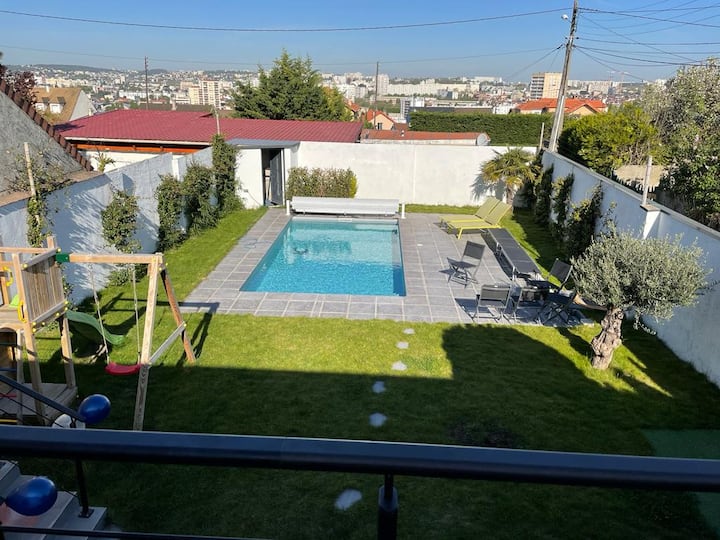 Maison Familiale Avec Piscine - Fresnes