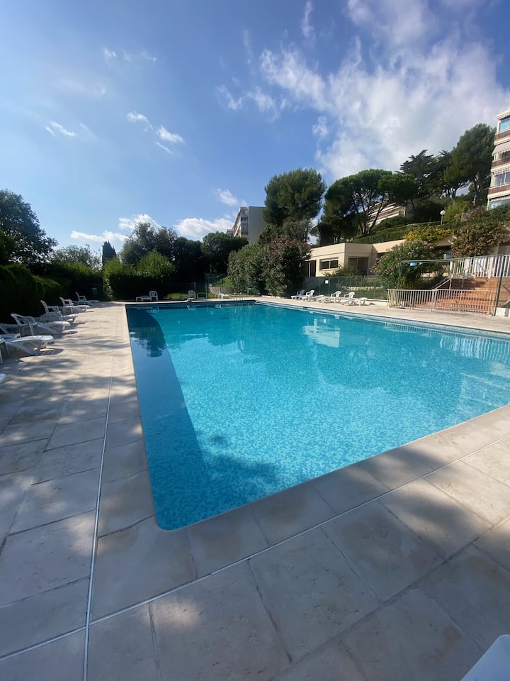 Appt 3 P Saisonnier Côte D'azur Avec Piscine - Villeneuve-Loubet