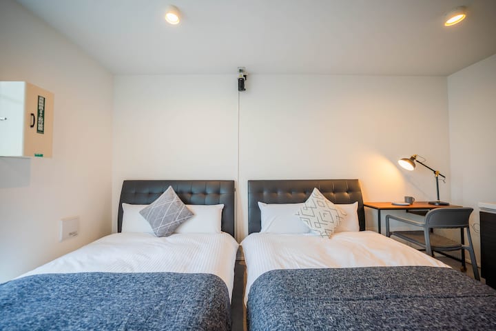 【2024年4月リニューアル】キッチン付きアパートメントホテル｜18㎡｜最大4名 - 가와사키시