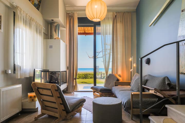 Pelagos Paradise Seafront Villa By Booking Kottas - Sarti