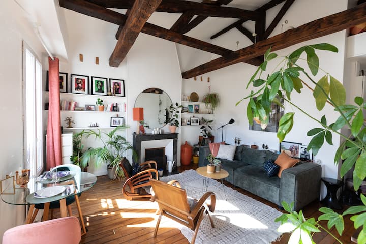 Joli Loft Parisien Bohême - Paris