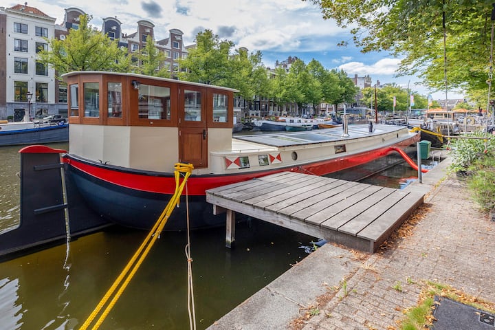 Luxe Woonboot Op Top Locatie - 阿姆斯特丹