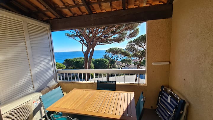 Vue Mer Plage La Nartelle, Loggia Piscine * * * - Sainte-Maxime