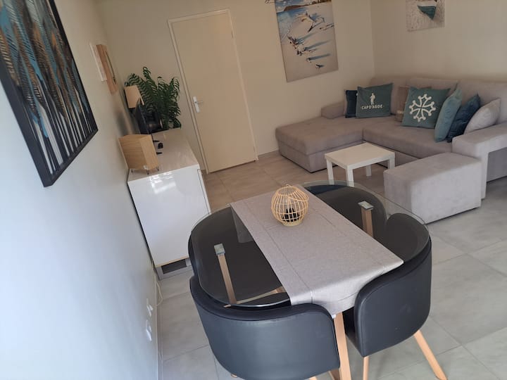 Superbe Rez-de-jardin Climatisé, Avec Parking - Agde