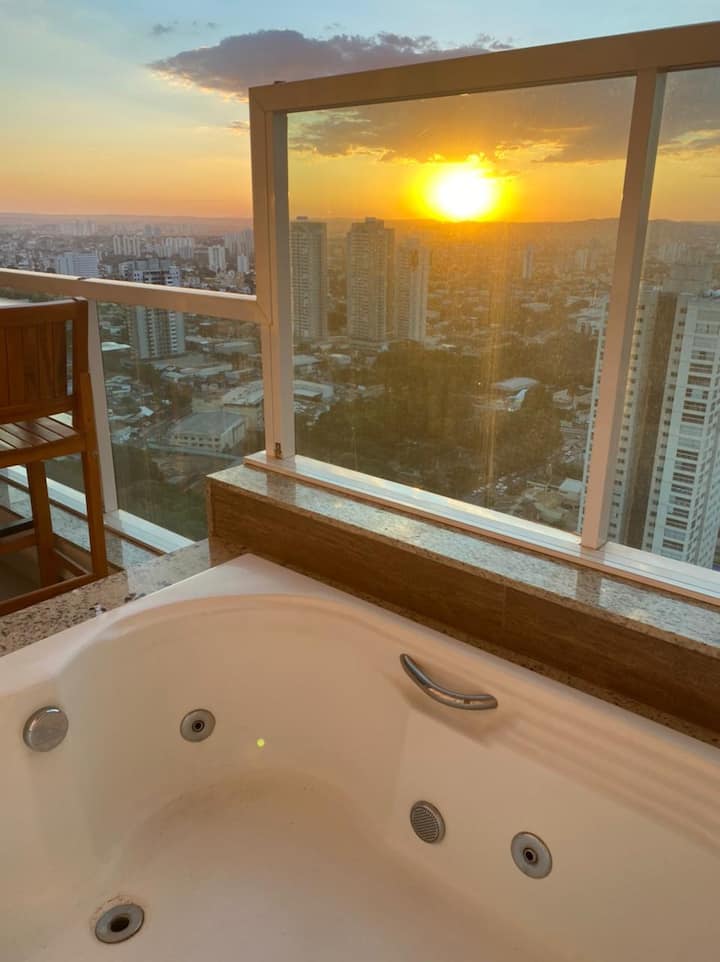 Ideal Retreat For Couples With Bathtub In Vacabrav - Goiânia