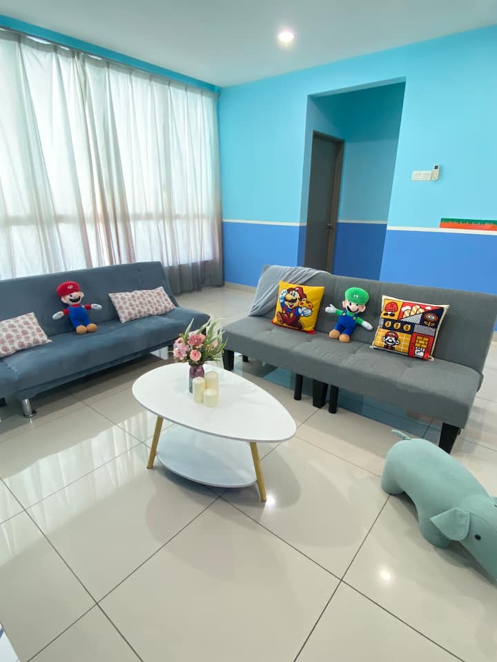 Supermcozy@setapak Central Mall 10pax 3br 2carpark - Setapak