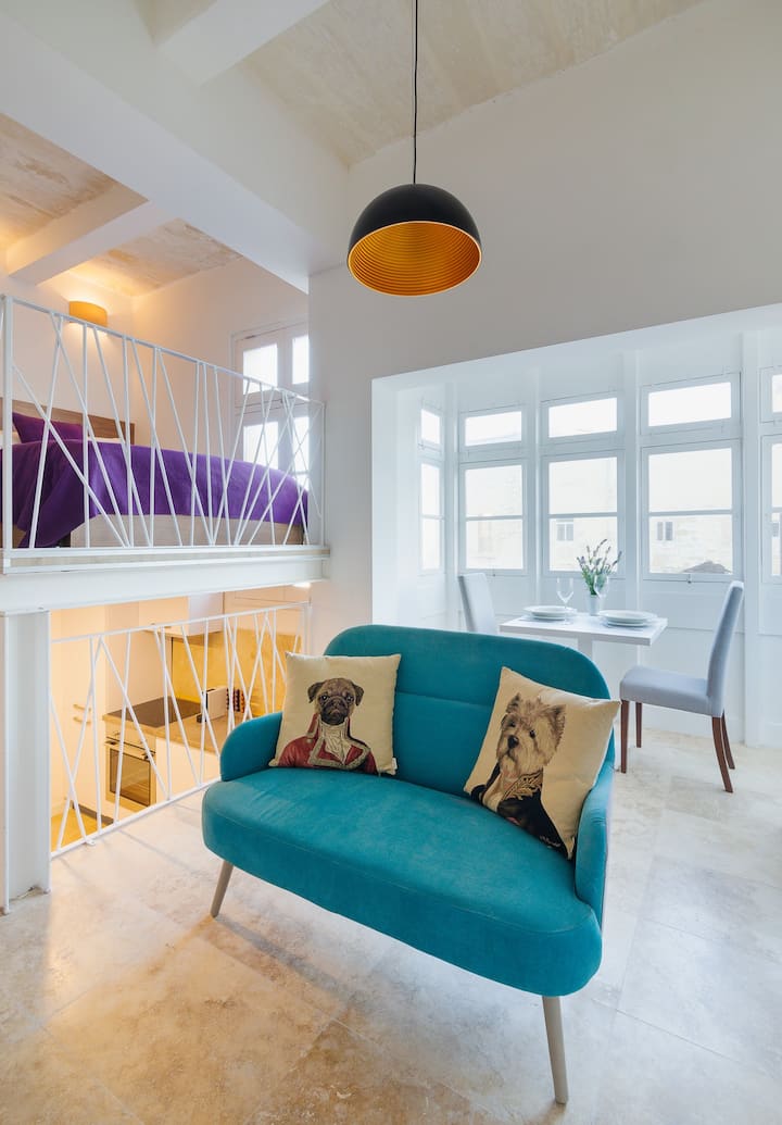 Luxury Suite In Valletta's Heart! Sea-view + Wifi - La Valetta