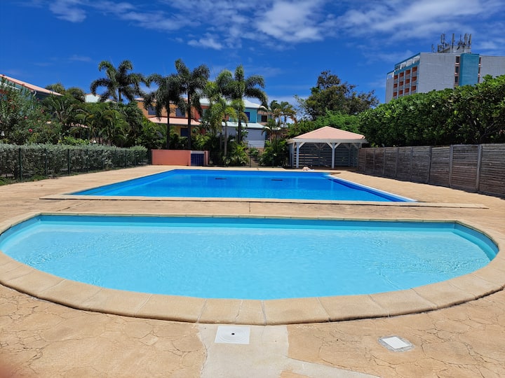 "Palmier Vanille" Très Beau Duplex F3 Avec Piscine - Guadeloupe