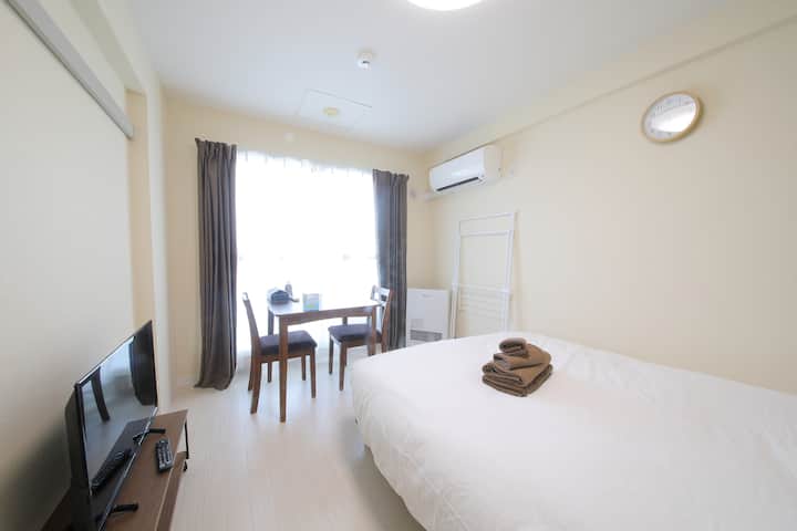 すすきのエリアまで徒歩圏内|4日以上連泊割引実施中|長期滞在に便利|wi-fi完備|506 - Sapporo