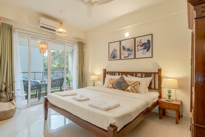 4bhk Luxury Flat Near Beach At Anjuna By Affcasa - Goa