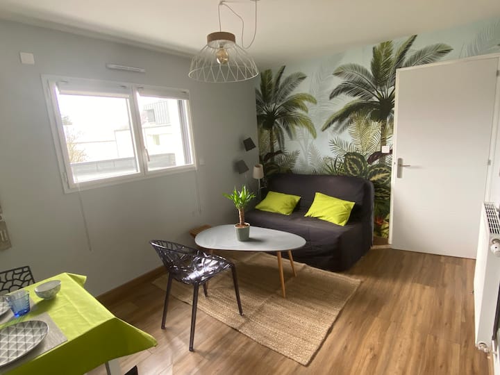 Appartement Indépendant 35m2 Accès Jardin Privé - Auray