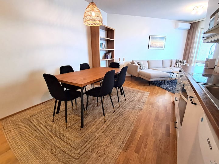 Urban Sunset Suite | Sauna, Balcony, Ac - Turku