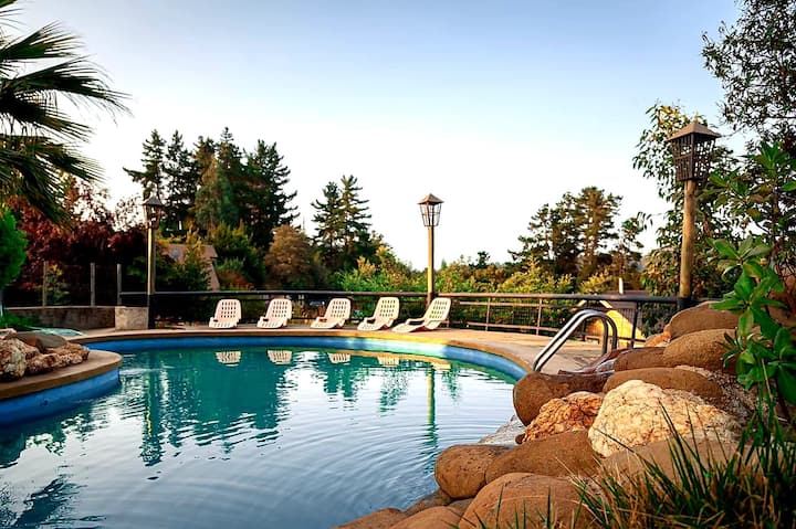 Casa De Lujo Con Vista Lago Y Cabañas Privadas - Vichuquen