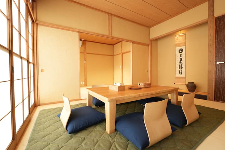 Ryokan-style Hinoki Woodbath Near Old Town 5people - Takayama
