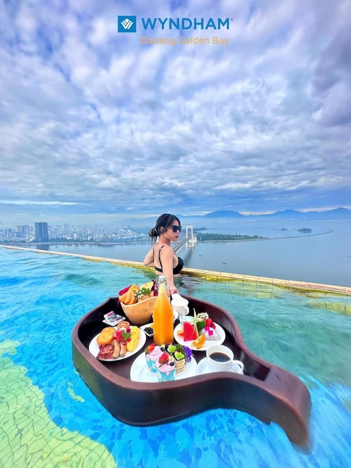 Wyndham 2br| Hồ Bơi Vô Cực | Yên Tĩnh| Bồn Tắm - Da Nang