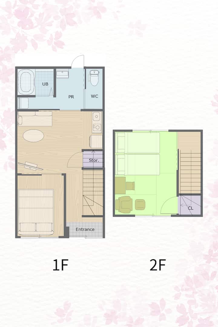 *Fortunehouse*sanno 1 Max 4 People - Osaka