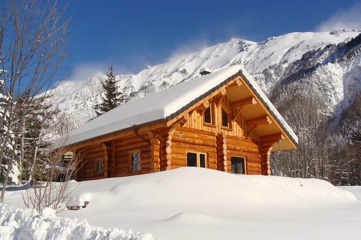 Chalet En Rondins Dans Le Parc National Des Ecrins - Station de l'Alpe du Grand Serre