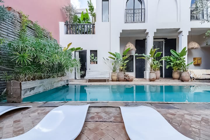 Villa Aya D'hôtes- Suite Avec Baignoire & Balcon - - Marrakech