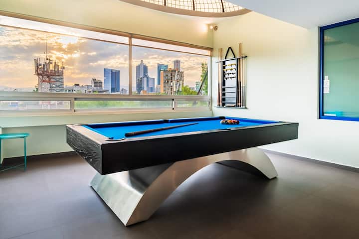 Roma Norte•hidden Gem•exclusive 4bd Ph•pool Table! - Mexico City