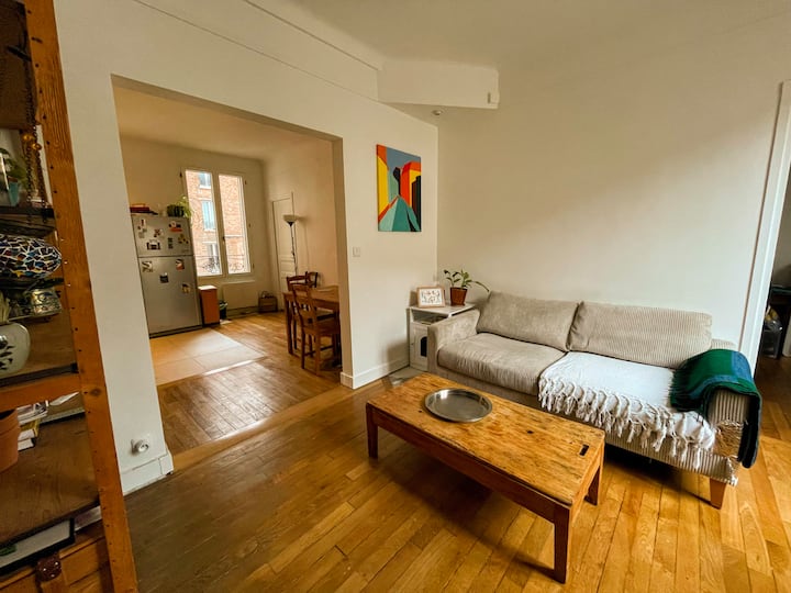 Appartement Charmant Et Spacieux - Metro Ligne 11 - Les Lilas