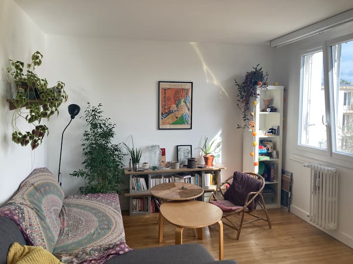 Lumineux T4 Vue Sur Les Toits, Centre-ville&erdre - Nantes