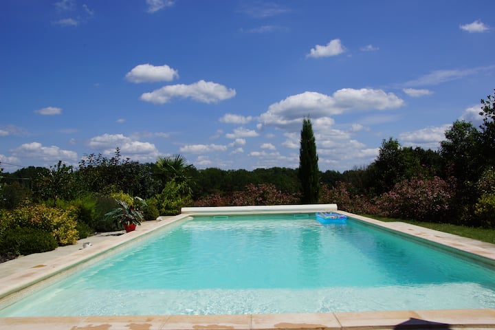 Maison En Pierres Avec Piscine - Lot