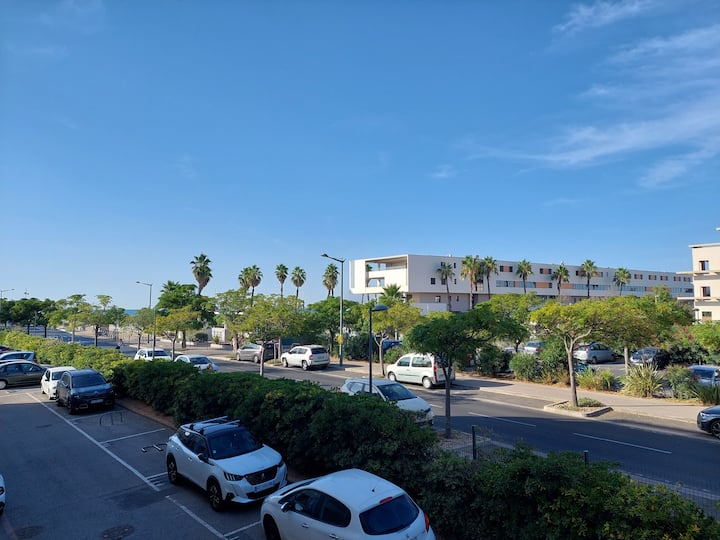 Marina Des Quilles Joli T2 Parking Accès Mer - Mèze