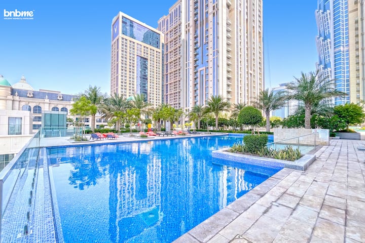 Bnbme | Apartment Near Burj Khalifa W/ Gym & Pool - Dubai