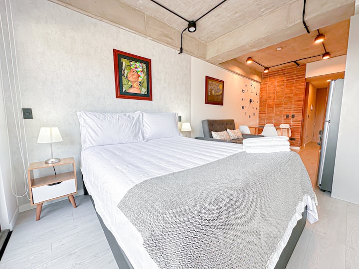 |Hf| Cozy Loft Near The Viceroy - Bogotá