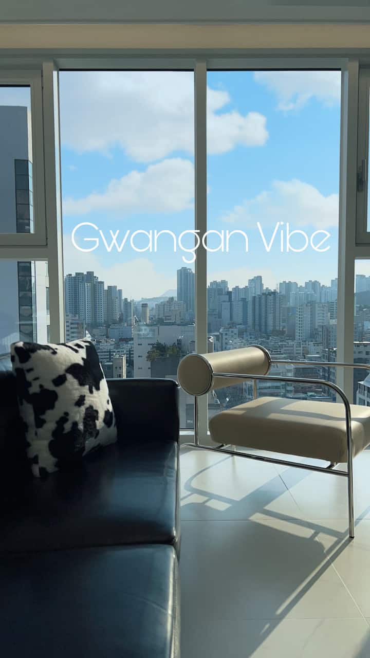 광안 바이브.08 #광안리해변 10초전 #침대2 # 포토스팟 #화려한 시티뷰 - Busan