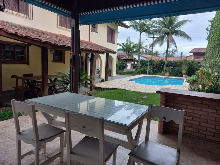 Casa Aconchegante, Próximo Ao Sesc, Com Piscina. - Bertioga