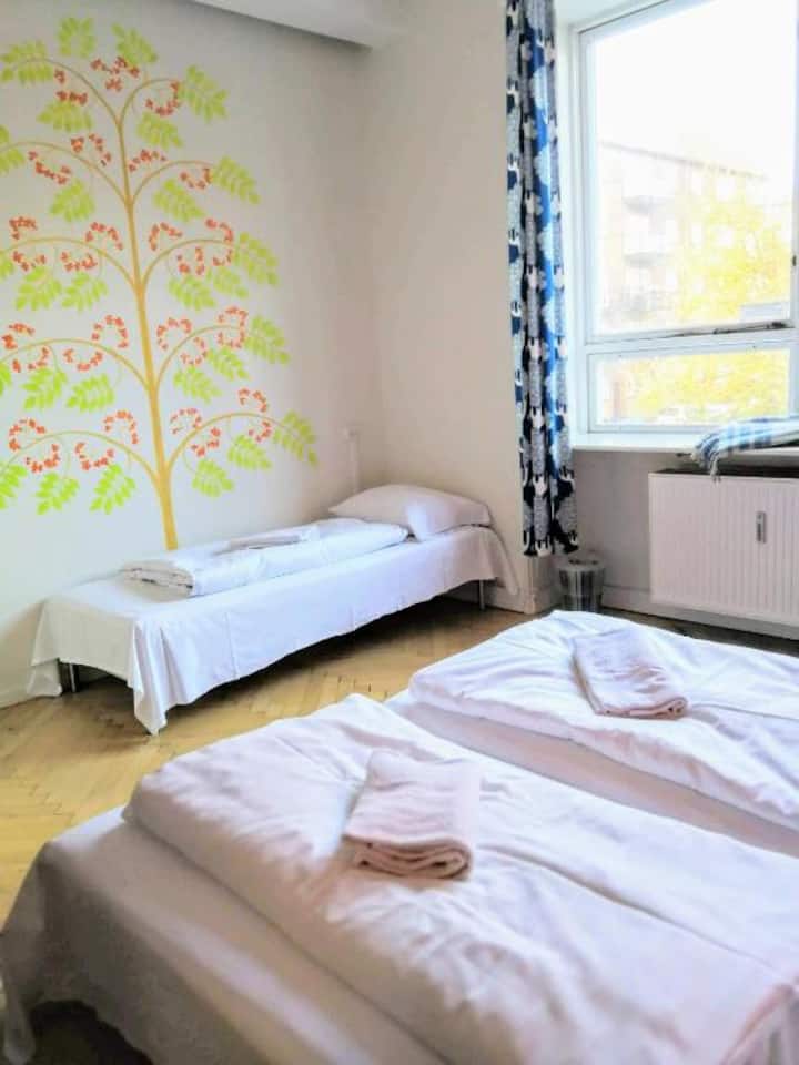 3 Bed Room With Shared Bathroom - 코펜하겐